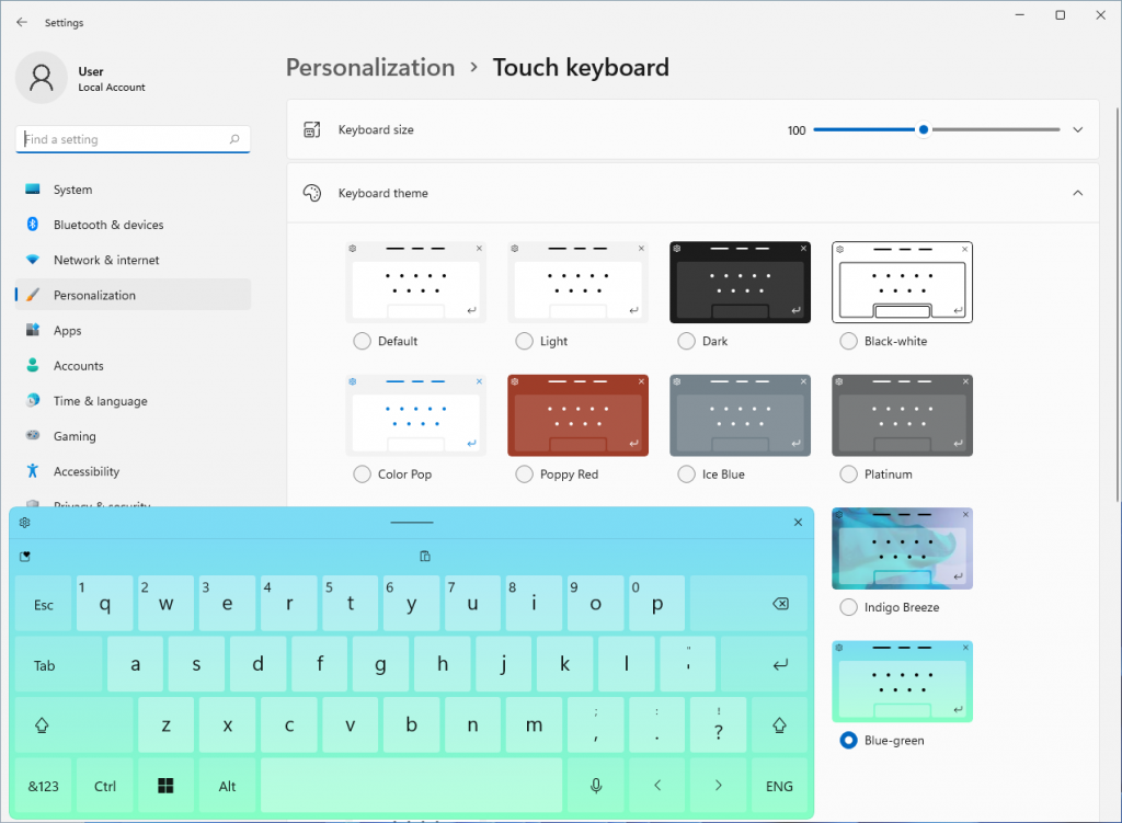 Behind the scenes of Windows 11 Touch Keyboard Personalization Feature ...