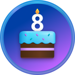 Celebrating 8 years together! - Windows Insider Celebrating 8 years!