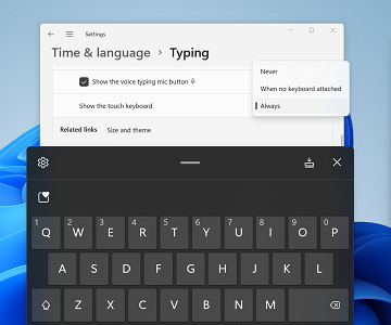 Behind the scenes of the touch keyboard setting improvements - Windows ...